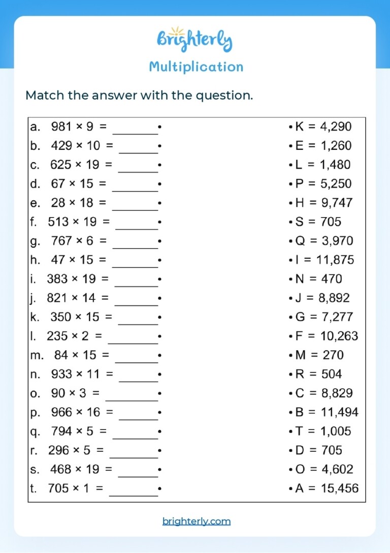 Printable Worksheets For 5Th Graders - easyworksheetprint.com
