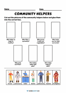 Printable Community Helpers Worksheets - easyworksheetprint.com