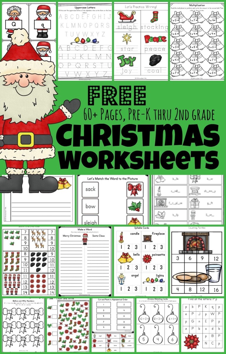 Christmas Activity Worksheets Printable Free - easyworksheetprint.com
