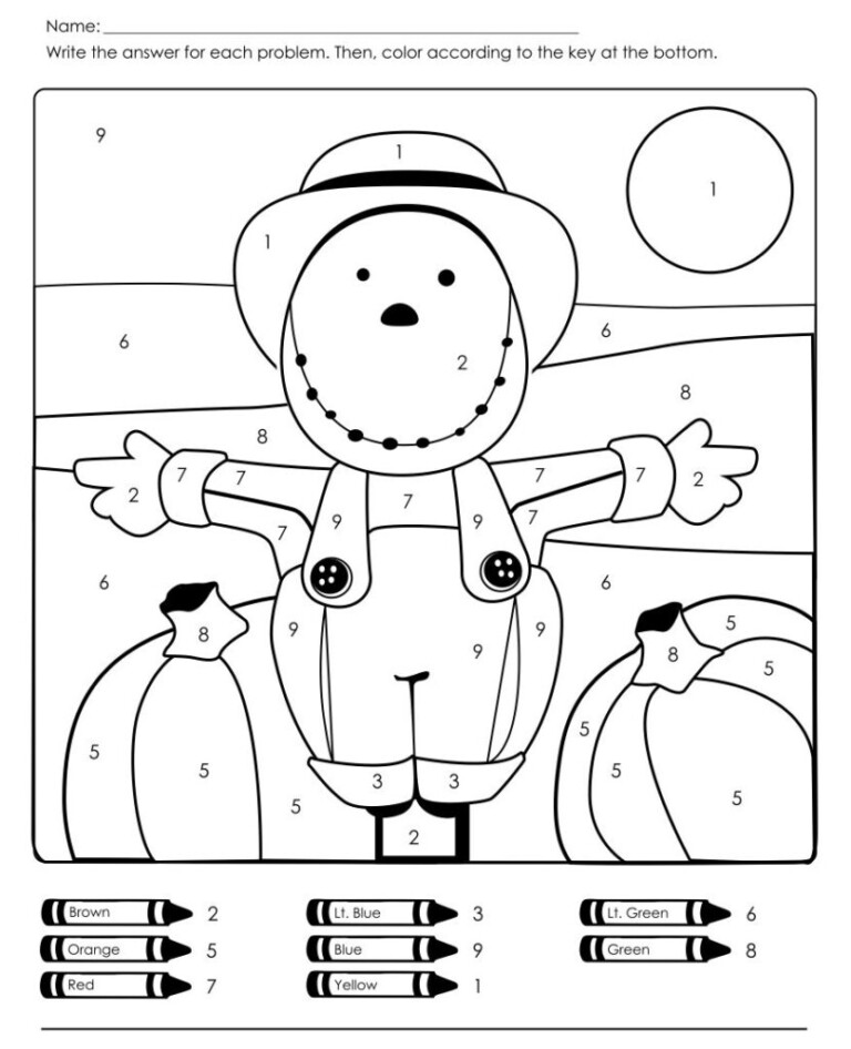 Fall Printable Worksheets - easyworksheetprint.com