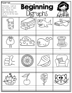 Free Printable Digraph Worksheets - easyworksheetprint.com