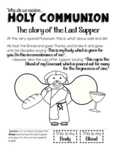 Free Printable First Communion Worksheets Pdf - easyworksheetprint.com