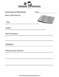 Free Printable Homeschool Worksheets - easyworksheetprint.com