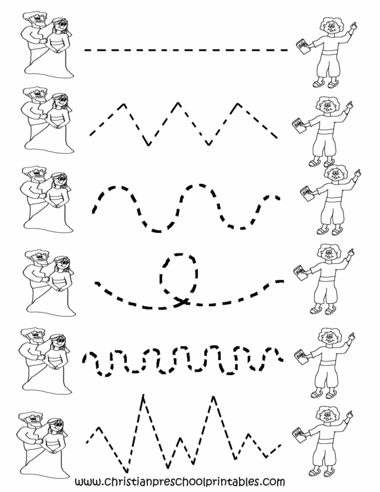 Free Printable Preschool Tracing Worksheets - easyworksheetprint.com