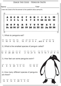 Free Printable Secret Code Worksheets - easyworksheetprint.com