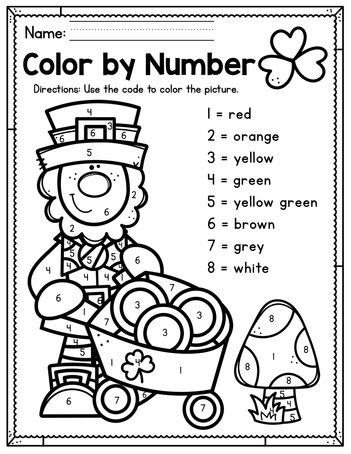 Free Printable St Patrick'S Day Worksheets - easyworksheetprint.com
