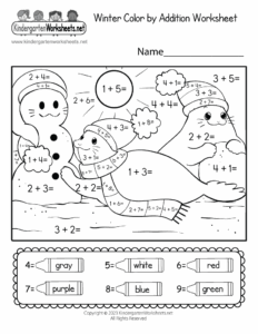 Winter Printable Worksheets - easyworksheetprint.com