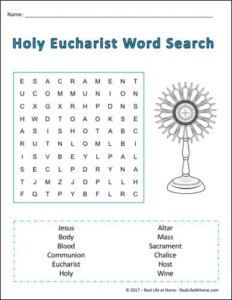 Free Printable First Communion Worksheets - easyworksheetprint.com