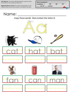 Printable Autism Writing Worksheets - easyworksheetprint.com