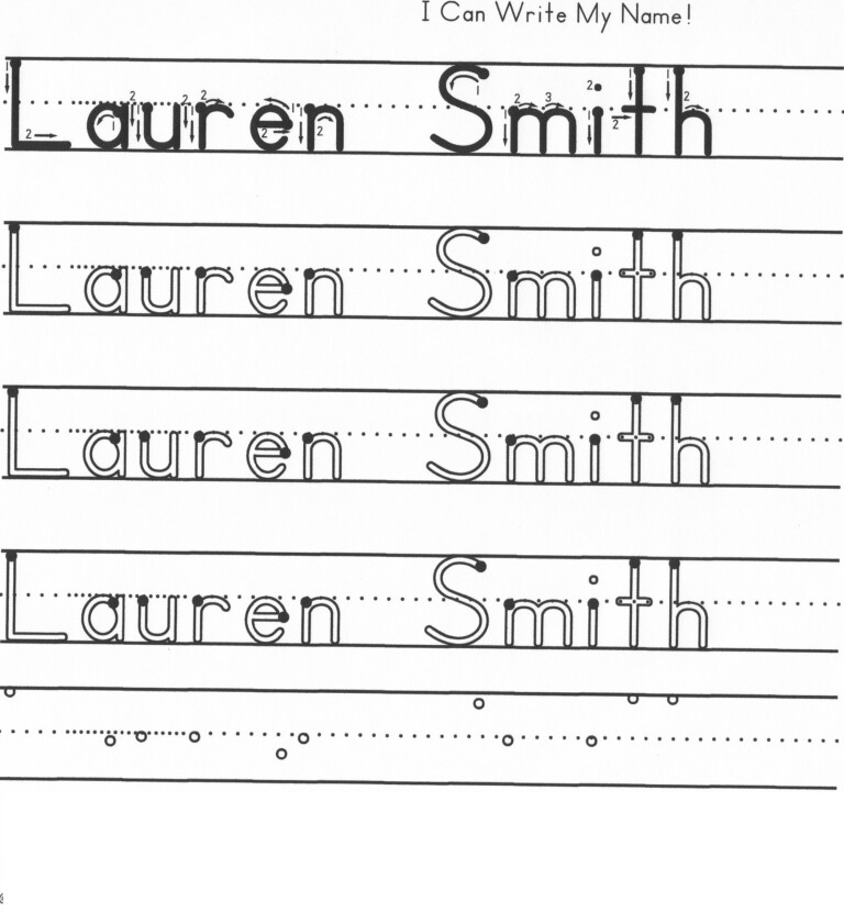 Printable Name Worksheets - easyworksheetprint.com
