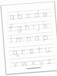 Printable Alphabet Tracing Worksheets - easyworksheetprint.com