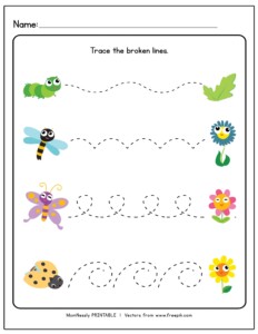 Preschool Tracing Worksheets Printable - easyworksheetprint.com